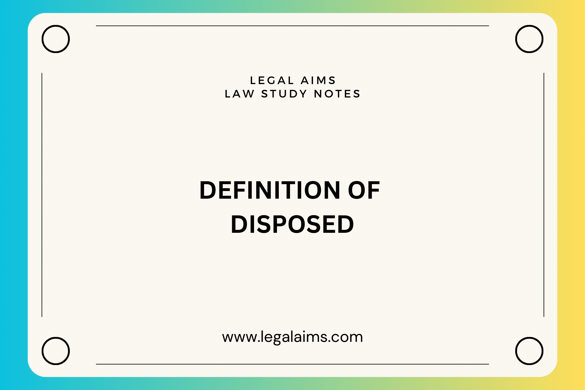 Disposed Off Meaning In Court Legal Aims